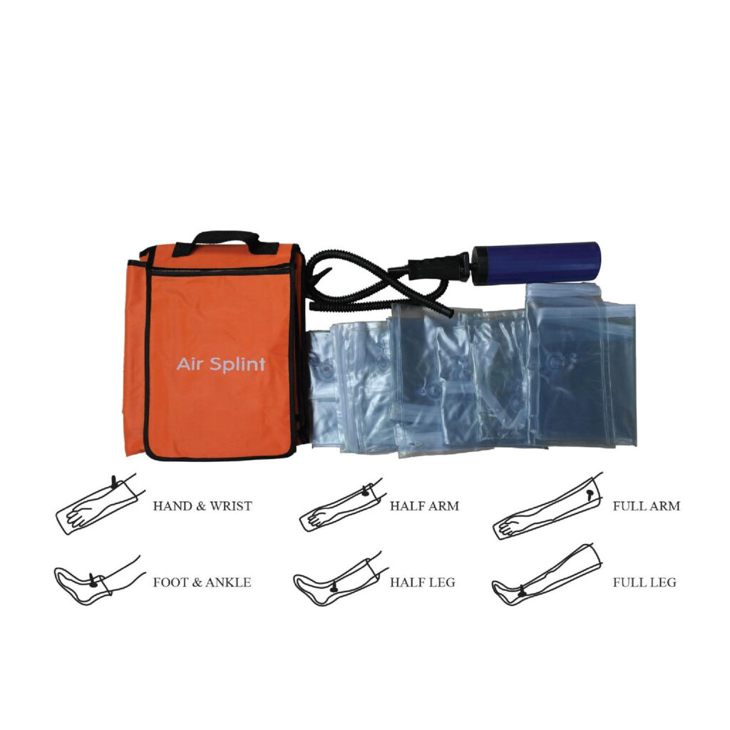 First Aid Air Splints | Splint Supplier Malaysia - Vitalfour Medical