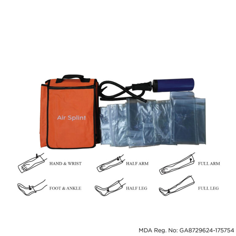 First Aid Air Splints | Splint Supplier Malaysia - Vitalfour Medical