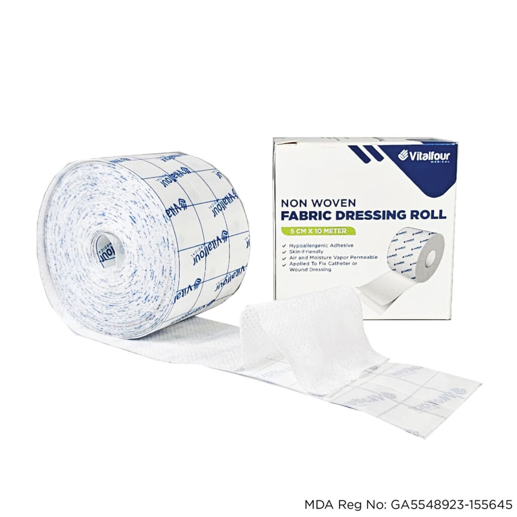Non Woven Fabric Dressing Roll | Catheter Fixation - Vitalfour Medical