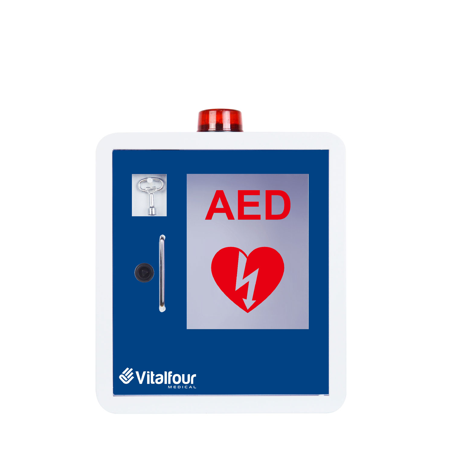 AED Cabinet with Alarm - Vitalfour Medical