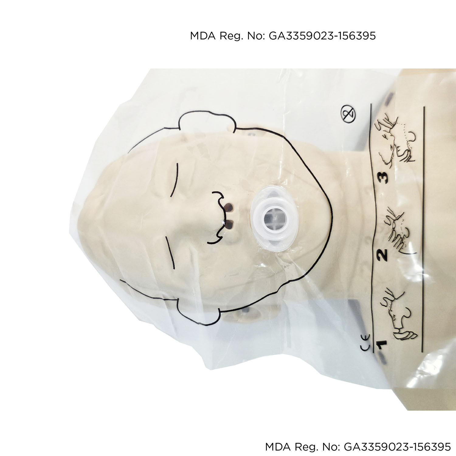 CPR Face Shield (Individual Pack) - Vitalfour Medical