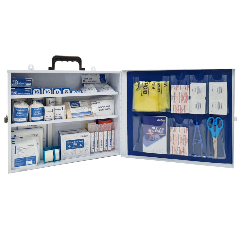 Deluxe Metal Extra Large First Aid Kit - Vitalfour Medical