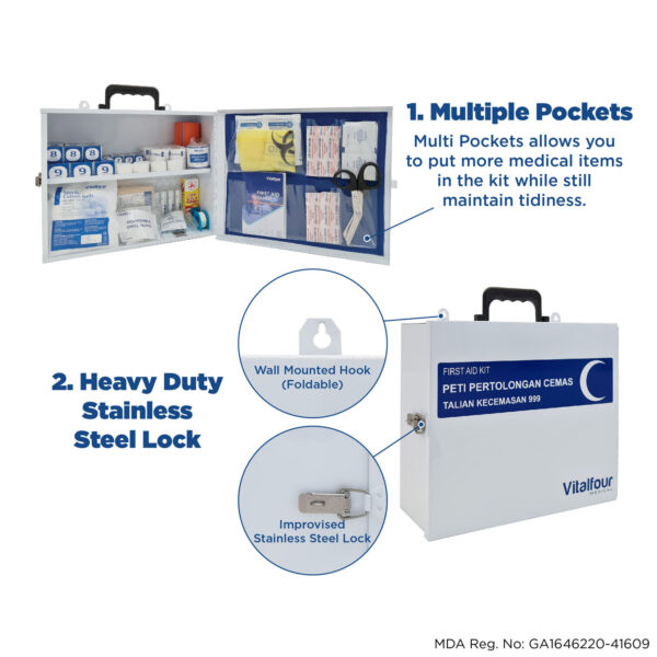 OSHA First Aid Kit Box B | 11-50 Pax Workplace - Vitalfour Medical