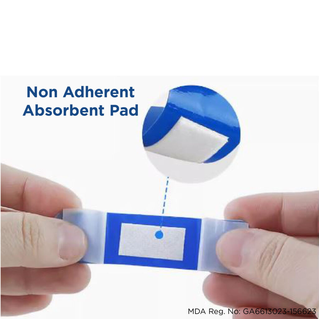 PE Blue Plaster Metal Detectable - Vitalfour Medical