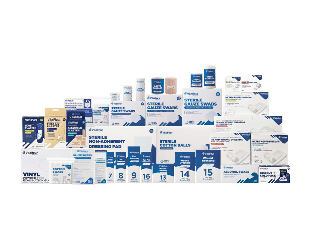 First Aid Kit Refill Items | First Aid Kit Manufacturer | Vitalfour Medical
