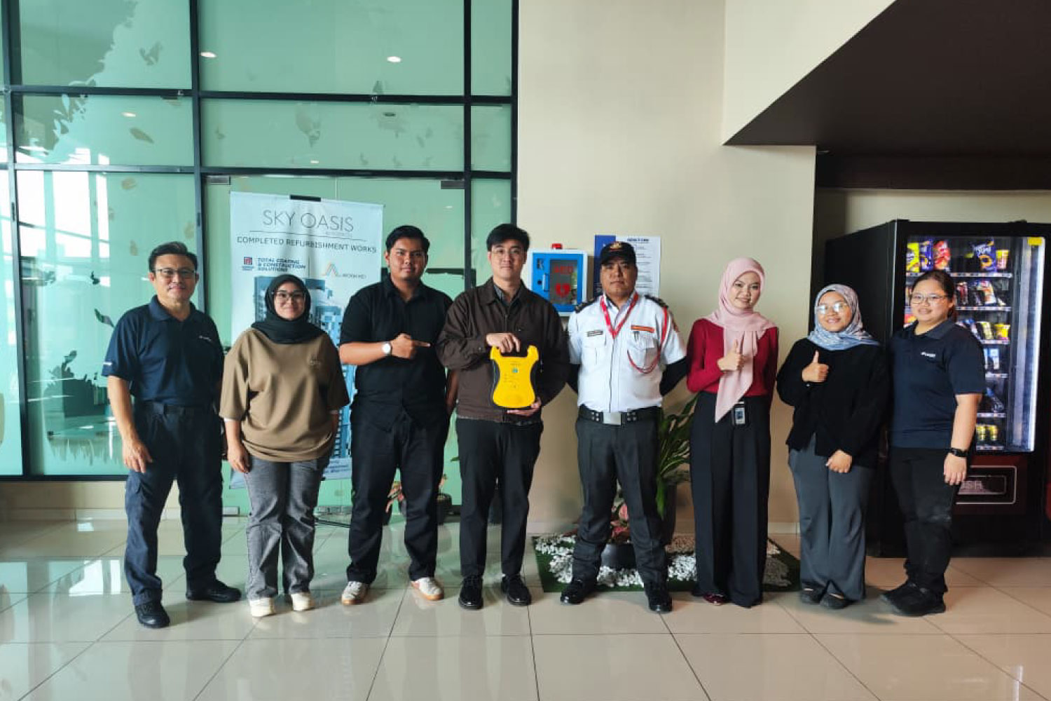 AED at Johor High-Rise Building - Vitalfour Medical
