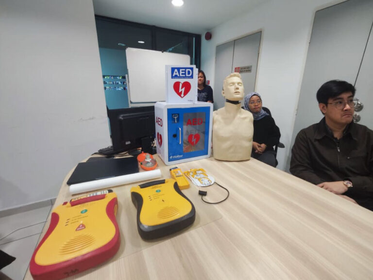 AED at Johor High-Rise Building - Vitalfour Medical